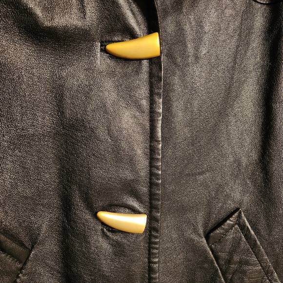 Worthington | Jackets & Coats | Vintage Worthington Black Leather ...